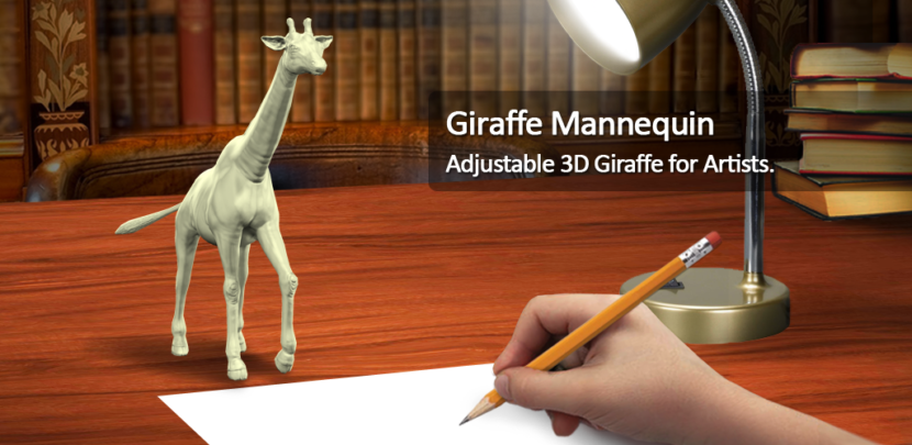 Giraffe Mannequin App for Artists: Pose & Draw Giraffes – 3D Mannequins